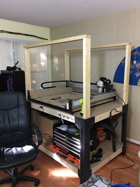 My sound proofing enclosure for the XXL - Shapeoko - Carbide 3D ...