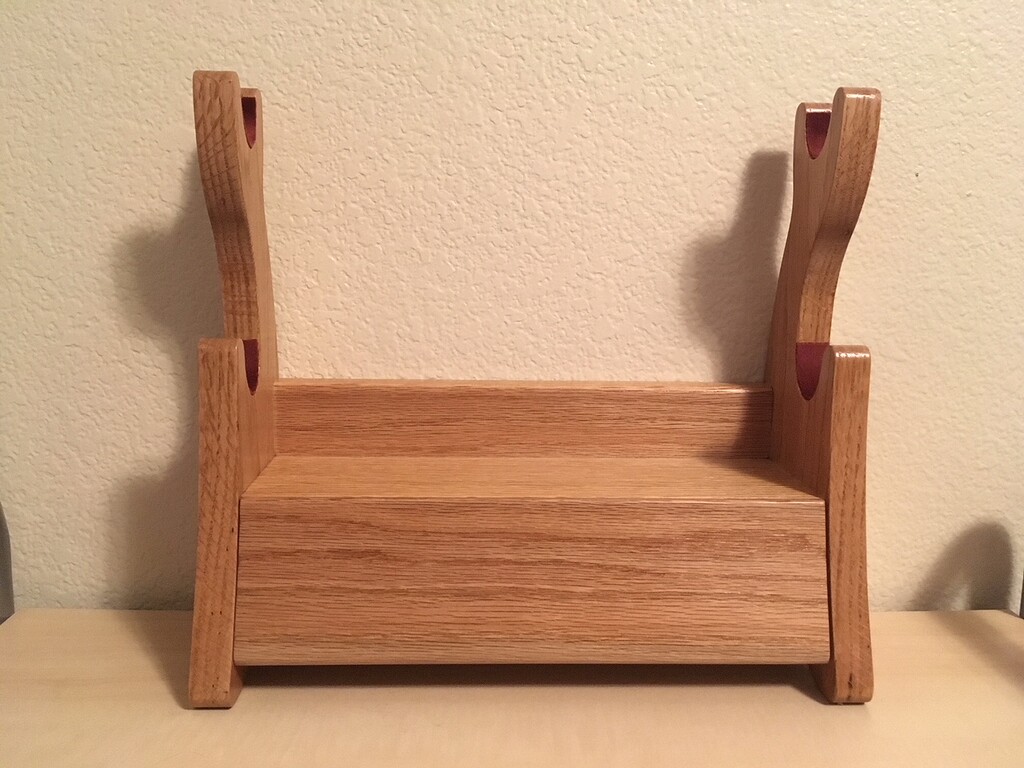 Katana Stand with integrated drawer - Gallery - Carbide 3D Community Site