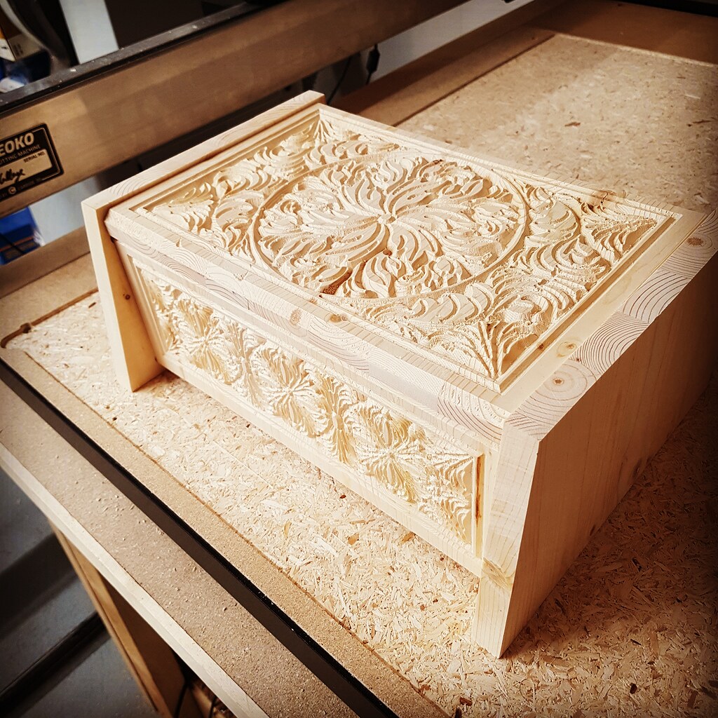 First project, the Vectric Paradise box - Gallery - Carbide 3D ...