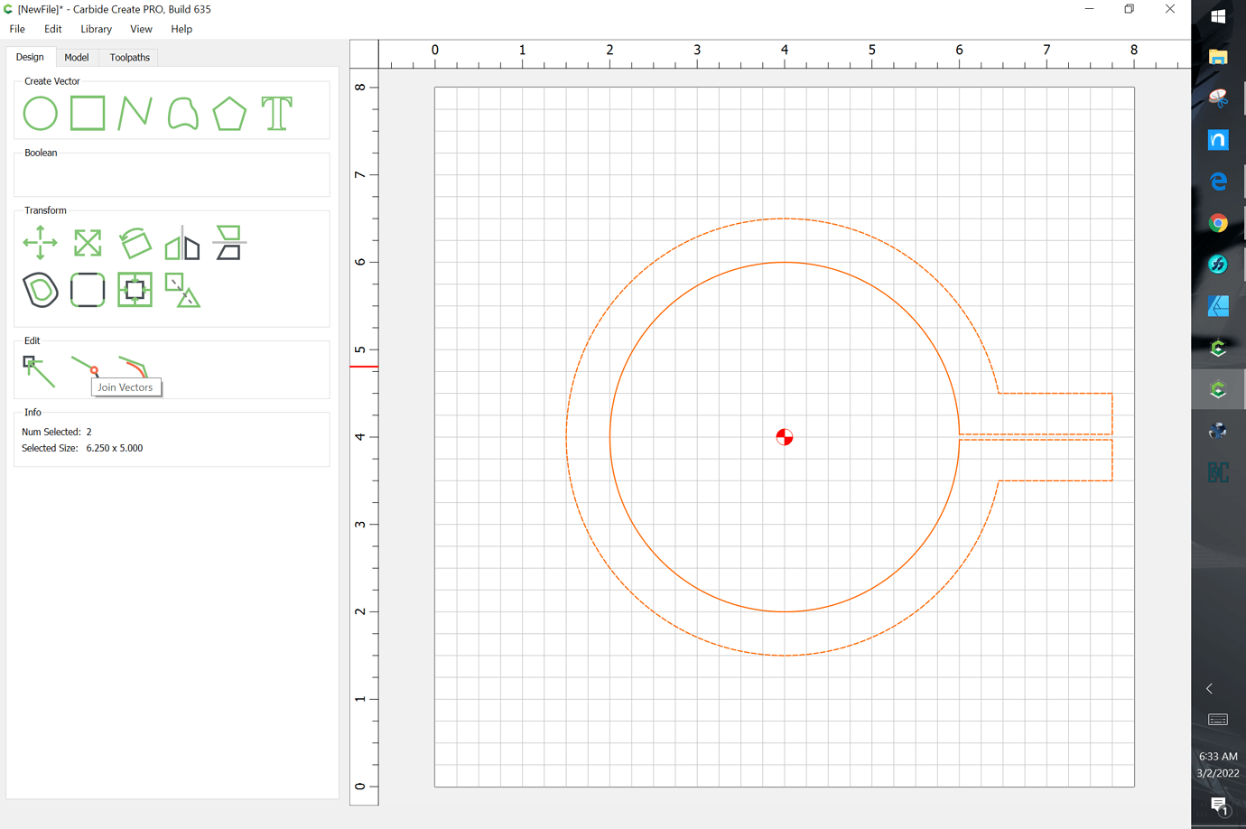 Is there a way to join two open vectors? - Carbide Create - Carbide 3D ...