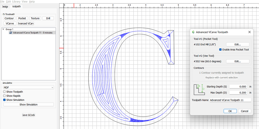 Irregularities in advanced v-carve - How To - Carbide 3D Community Site