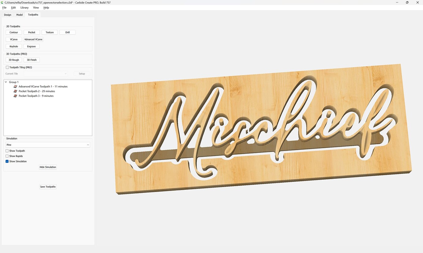 How to cut out text with a support - Tutorials - Carbide 3D Community Site