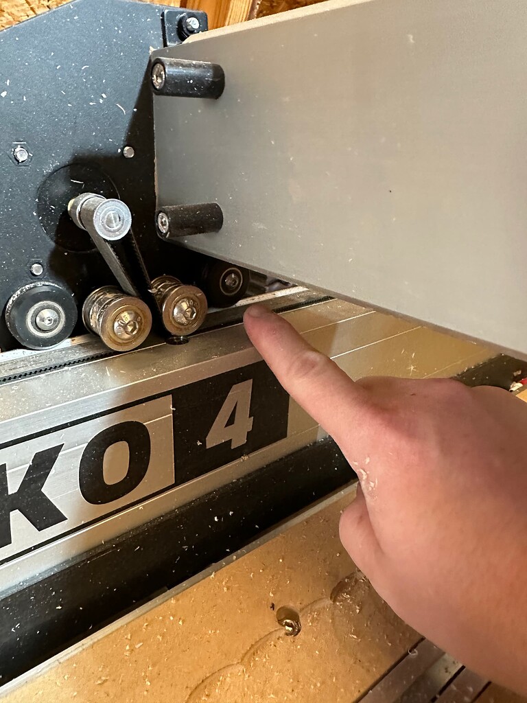 Shapeoko 4 XXL Top back wheel on left y rail keeps falling off ...