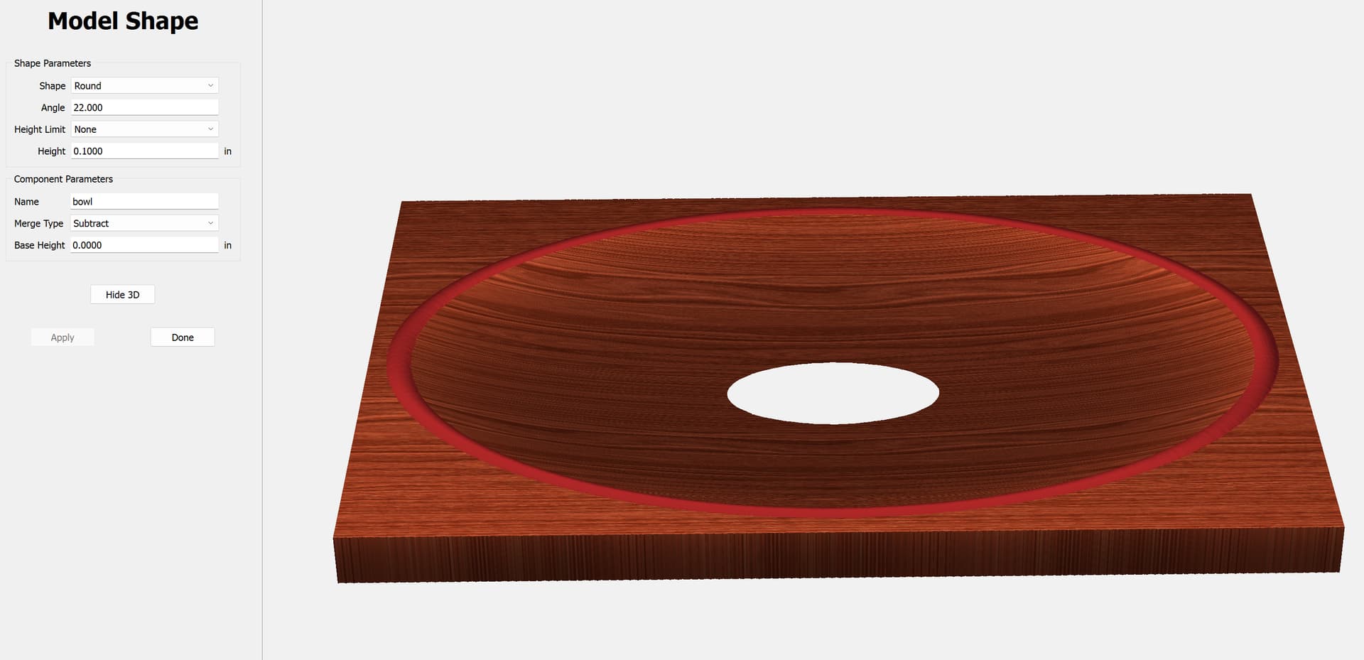 3D rough toolpath, simple design - Carbide Create - Carbide 3D ...