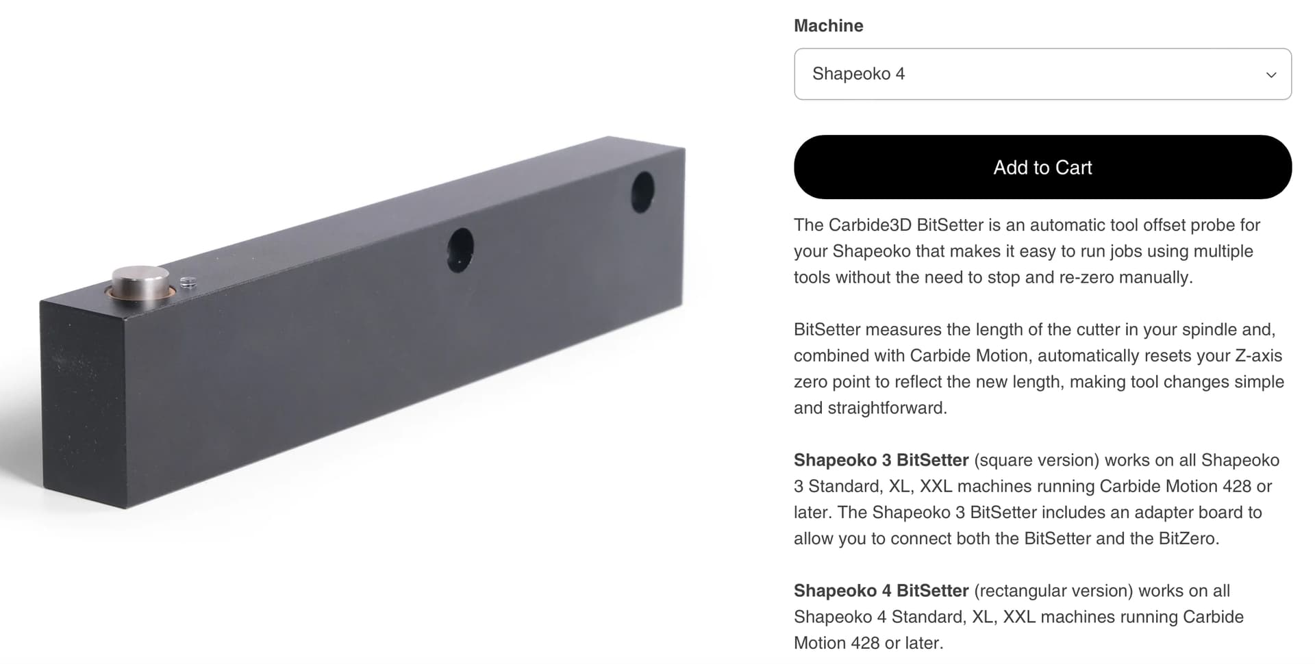 Bit setter compatibility Shapeoko Carbide 3D Community Site