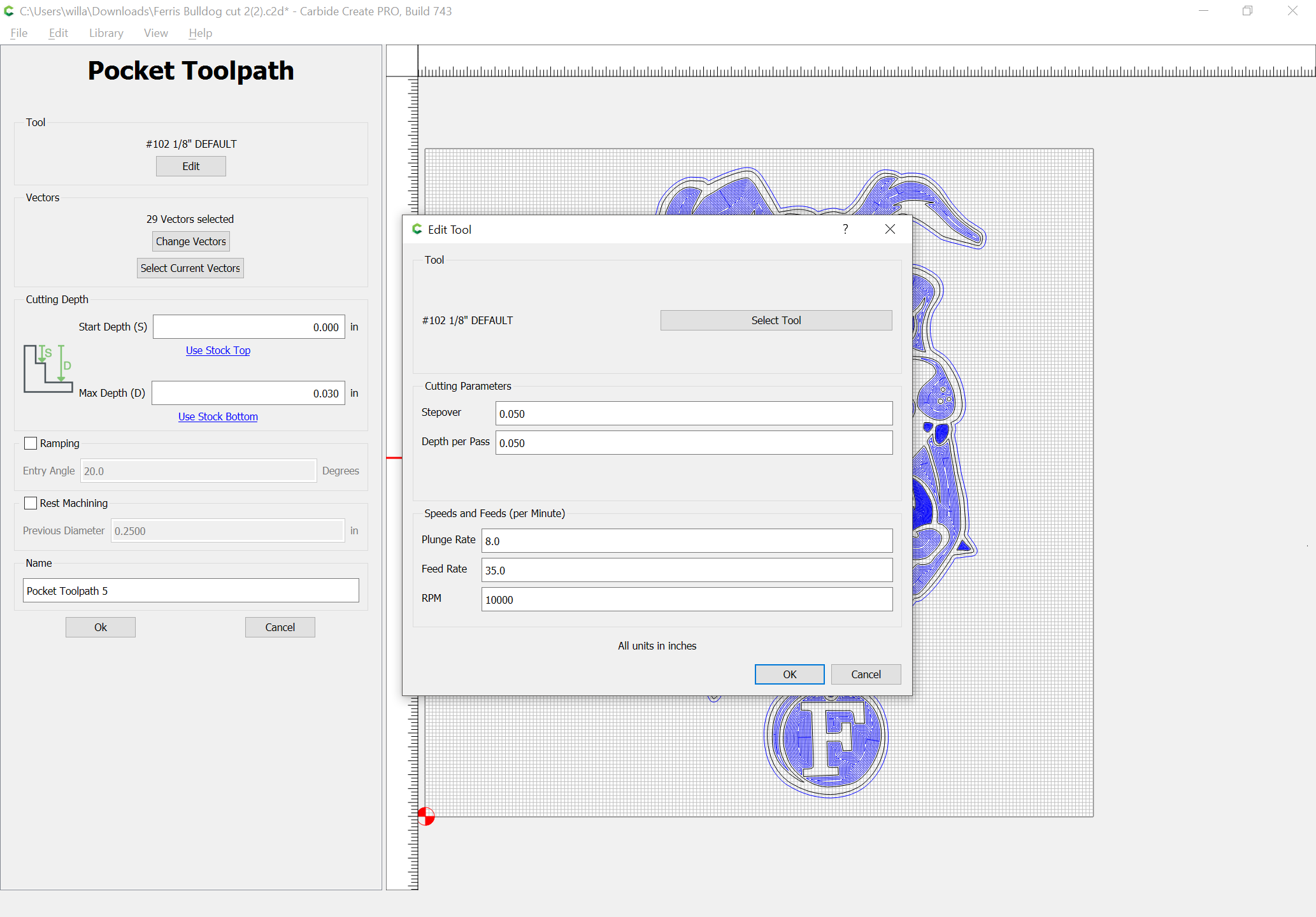 Pocket Toolpath Cutting At Different Depths Software Carbide 3d